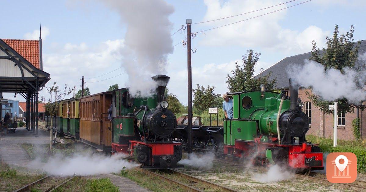 Stoomtrein Katwijk Leiden in Valkenburg